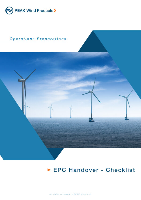 EPC Handover – Checklist - PEAK Wind