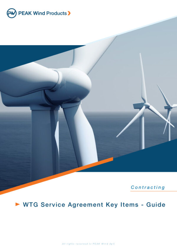 WTG Service Agreement Key Items – Guide - PEAK Wind